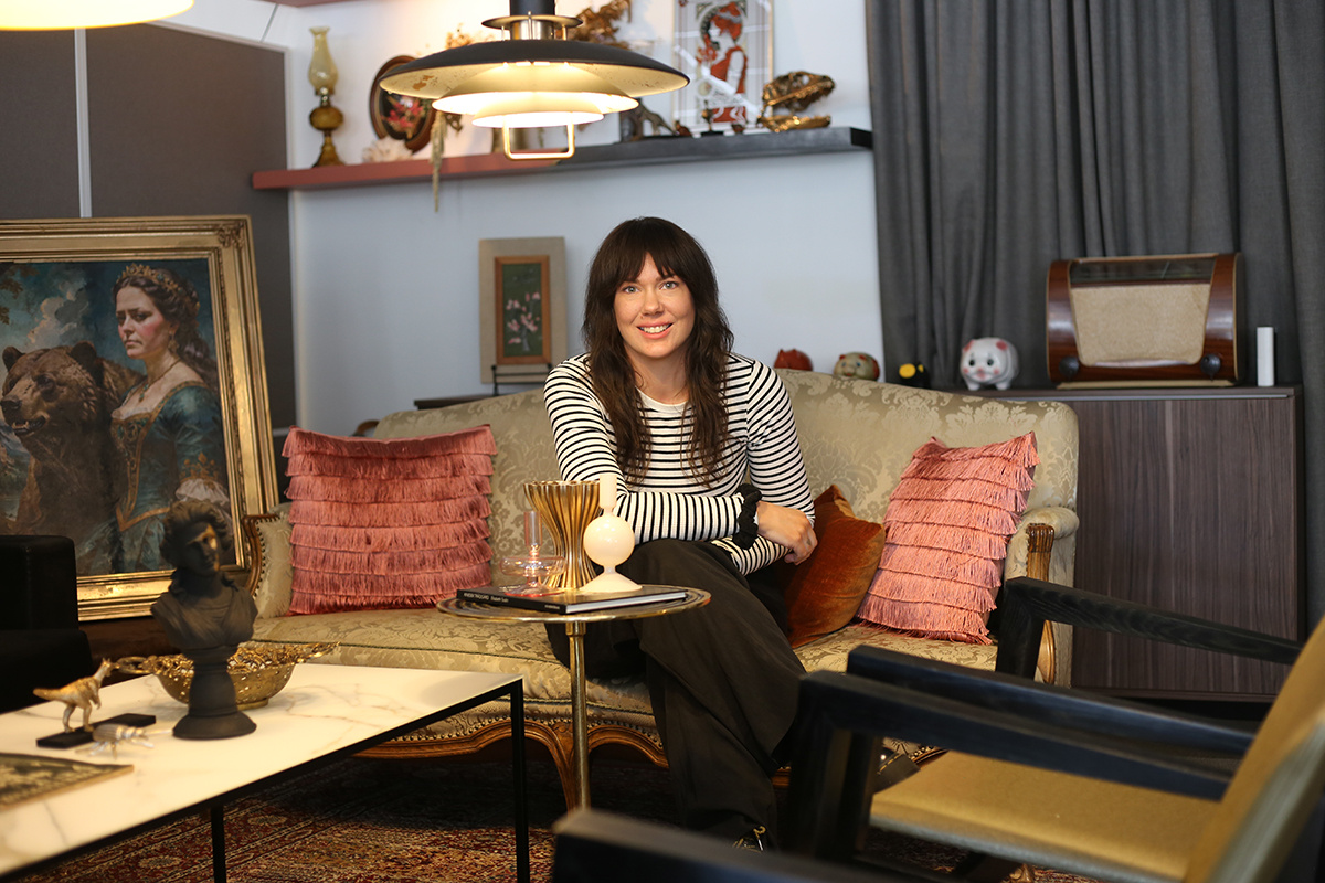 Imaginative corner in the spirit of recycling